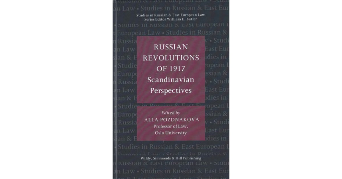 Russian Revolutions of 1917: Scandinavian Perspectives - Law ...