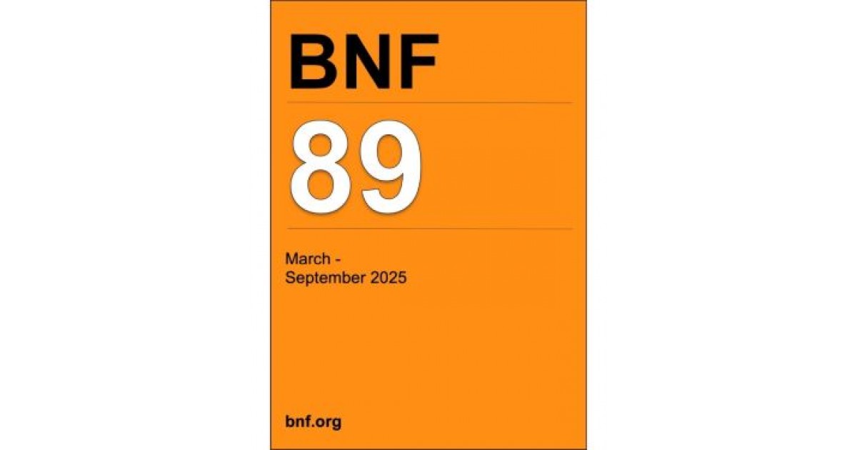 BNF: British National Formulary No. 89: March 2025 - September 2025 ...