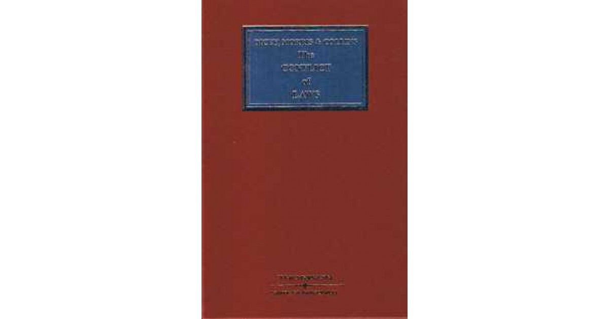Dicey, Morris & Collins on the Conflict of Laws (14th Edition ...