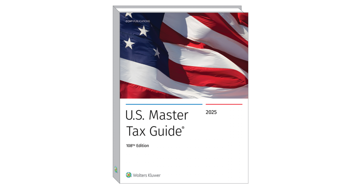 U.S. Master Tax Guide (2025) - Tax - Top Picks for Accountants ...