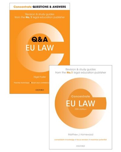 EU Law Revision Pack: Q&A and Concentrate | Professional Bookshop