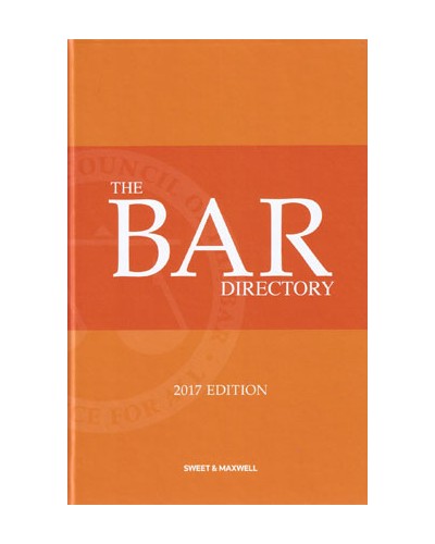 The Bar Directory 2017 - Reference Resources - Law | Professional Bookshop