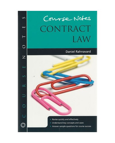 Course Notes: Contract Law - Course Notes Law Series - Study Materials ...