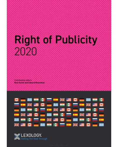 Getting the Deal Through: Right of Publicity 2020 - Media ...