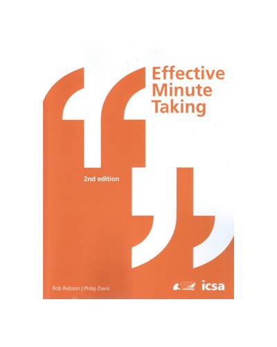 Effective Minute Taking, 2nd Edition - Communication - Business ...